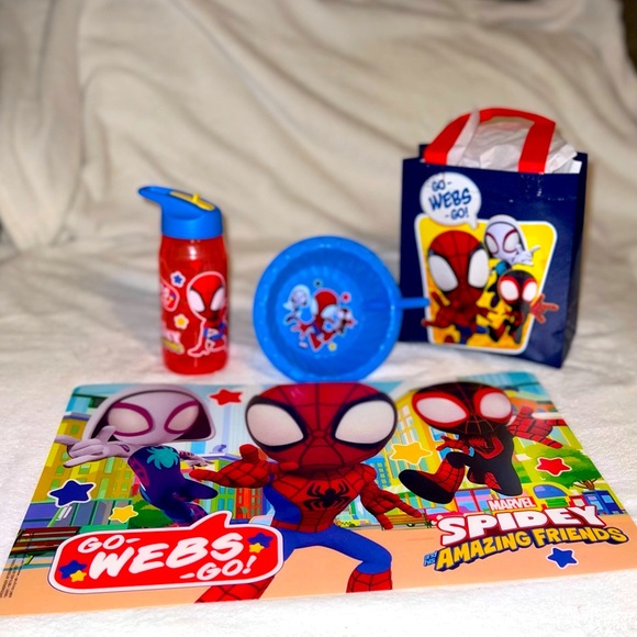 Disney | Dining | Spidey And His Amazing Friends Bowl And Cup | Poshmark